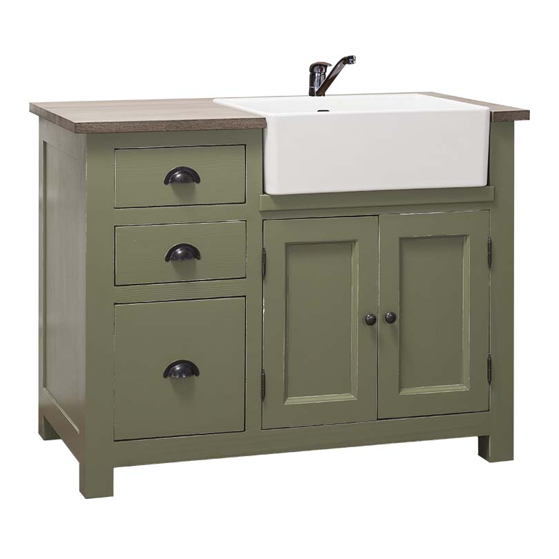 Meuble Évier Cuisine Personnalisable | 120cm - Demeure et Jardin
